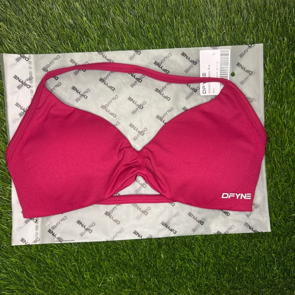 Dfyne | Intimates & Sleepwear | Dfyne Impact Strappy Bra Berry Large ...
